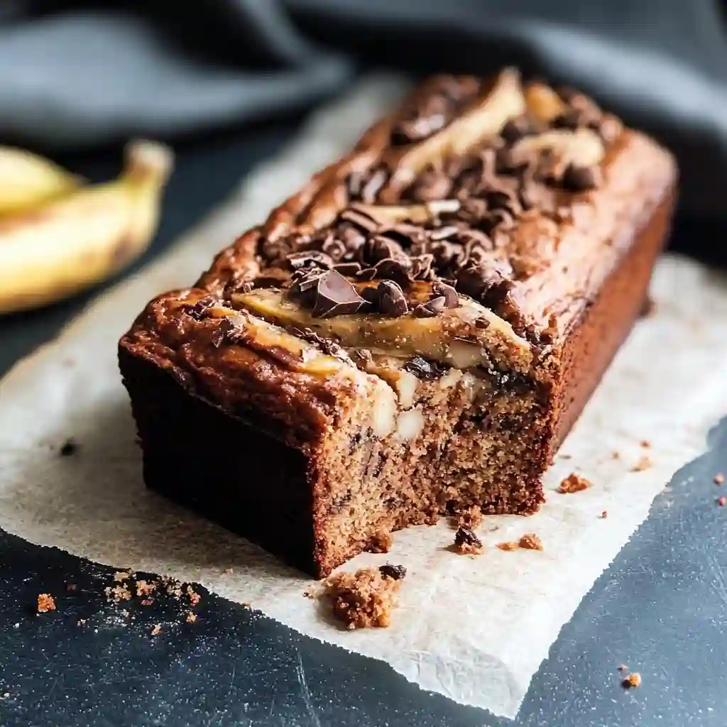 3 pépites moelleuses de recette banana bread chocolat - RECETTE MIA
